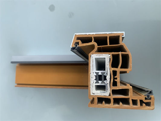 Fireproof Passive UPVC Foam Window PHI Foam Filled Vinyl Windows ISO9001