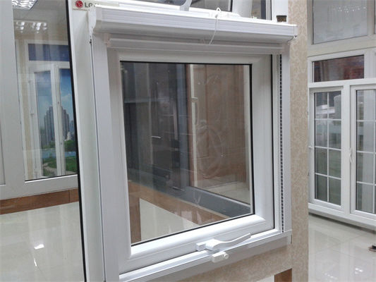 Single Glass UPVC Sliding Window American Style UPVC Vertical Sliding ...