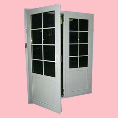 OEM Double Sash Upvc French Door Low Threshold Double Glass French Doors